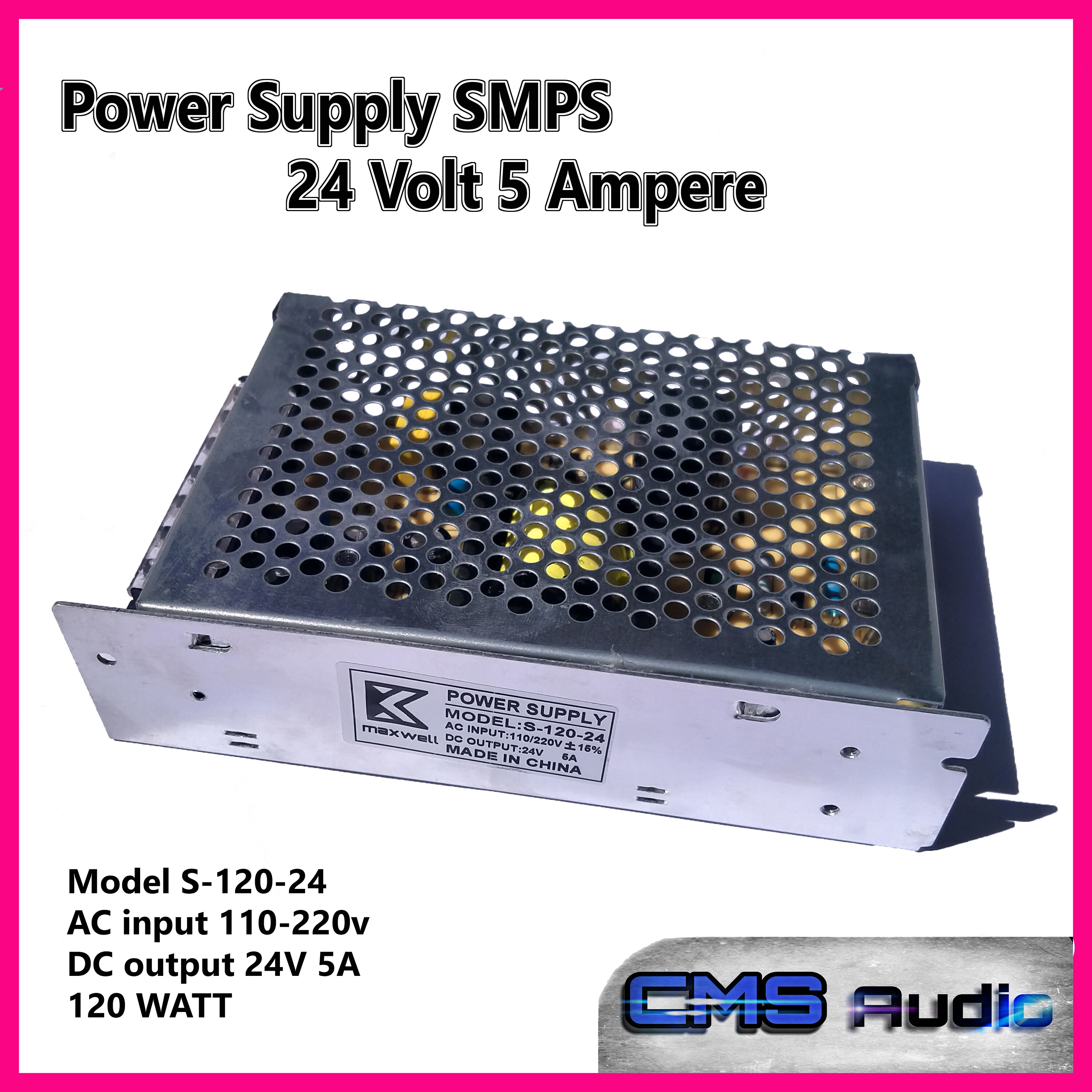 SMPS Swithching Power Supply 24 Volt 5 Ampere Jaring, adaftor 24v 5a ...