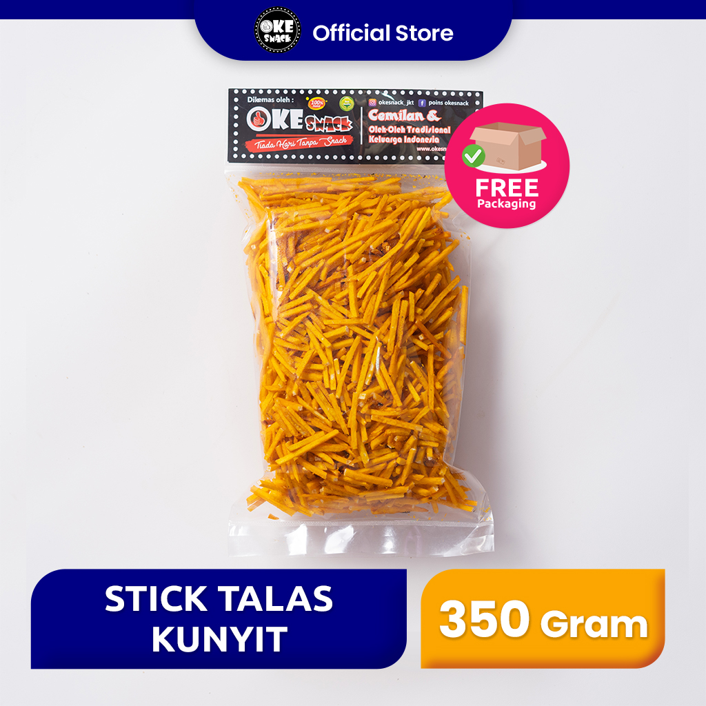 Oke Snack - Stick Talas Kunyit | Lazada Indonesia