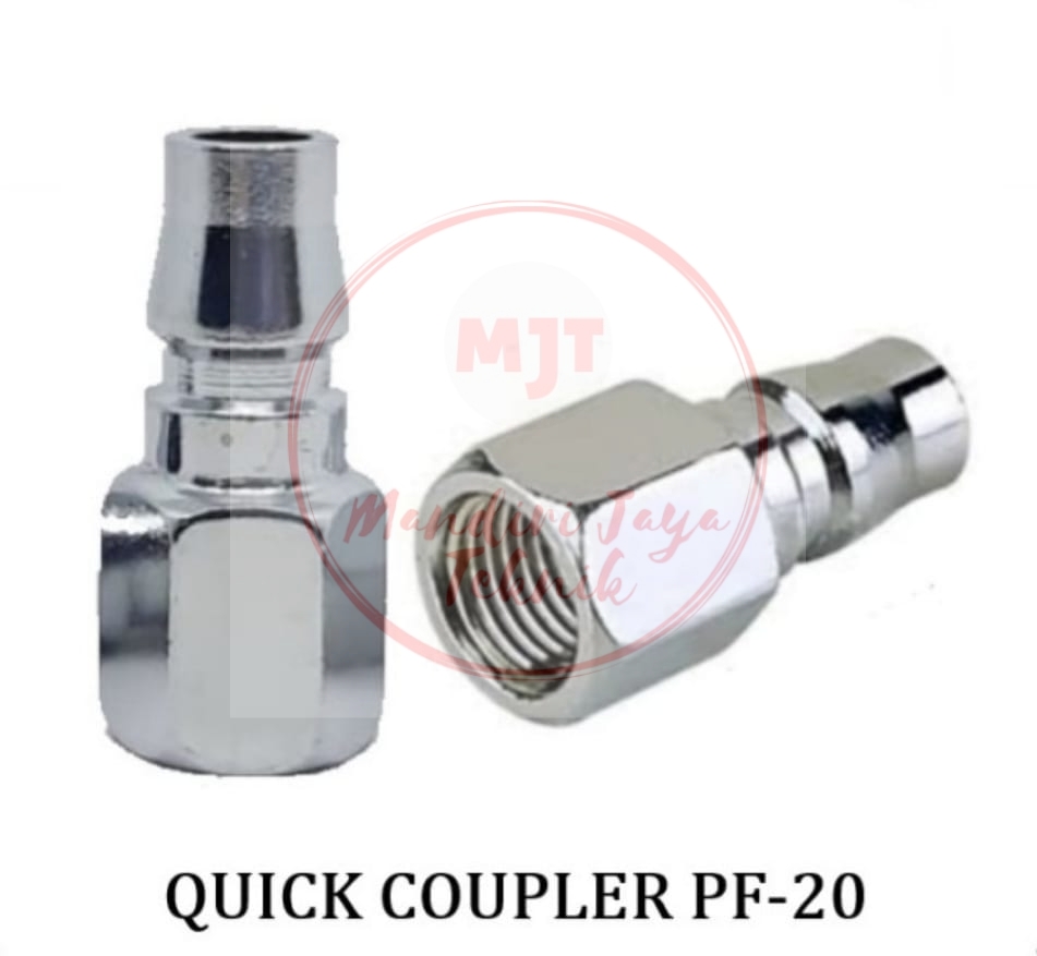 Quick Coupler PF 20 Sambungan Selang Kompresor Recoil Cuk Kopler PF20 | Lazada Indonesia