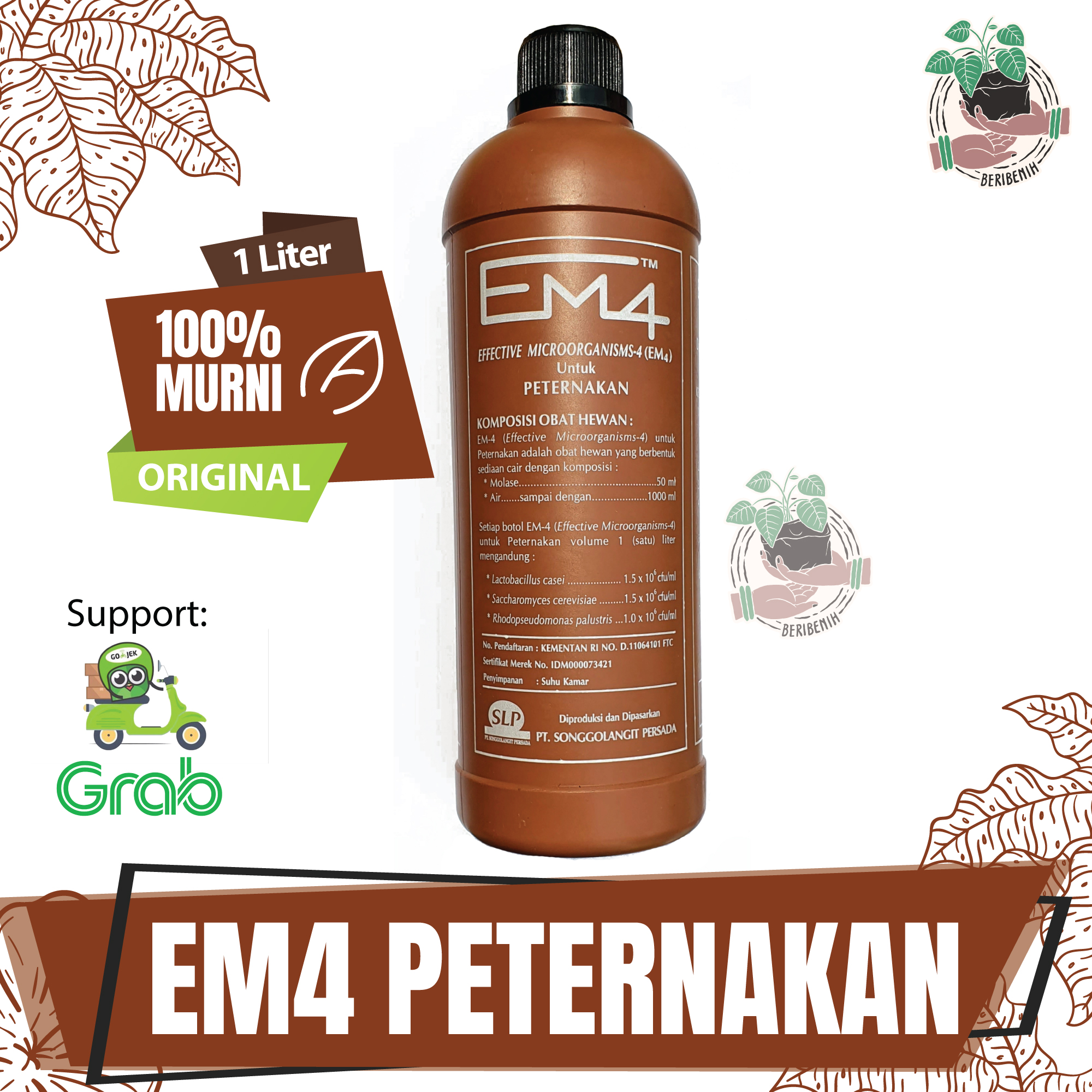 EM4 PERTANIAN PETERNAKAN TOILET PERIKANAN MIKRO ORGANISME EM4 BOTOL EM4 ...