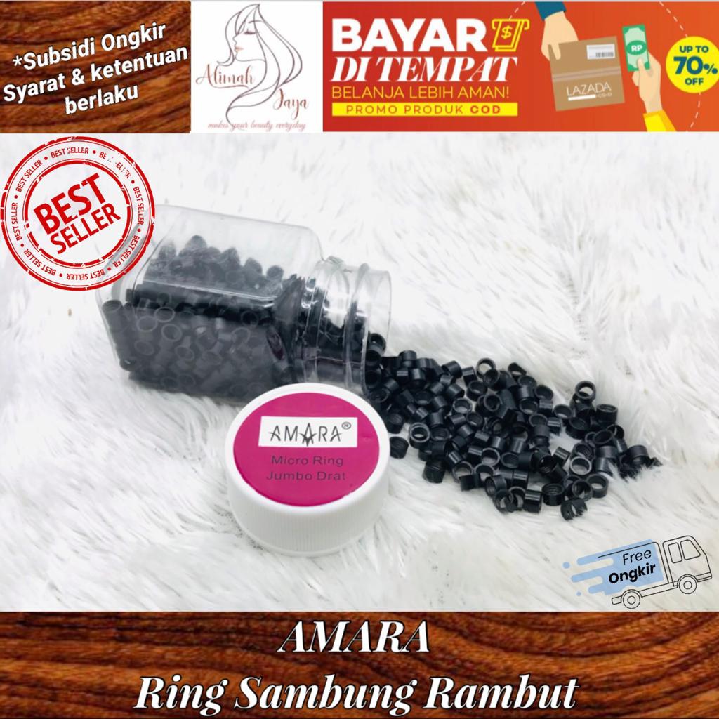 Amara Ring Rambut Sambung Hair Extension Klep Drat Jumbo | Lazada Indonesia