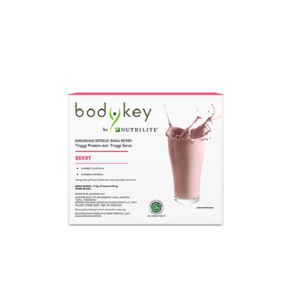Nutrilite Bodykey Chocolate Berry Cafe Latte 14 Sachet | Lazada Indonesia