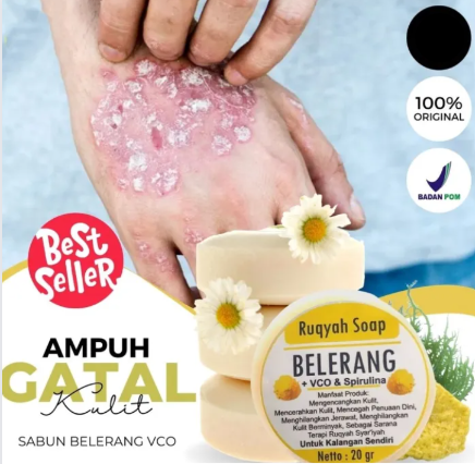 sabun gatal kulit paling ampuh / sabun belerang untuk gatal/ sabun muka ...