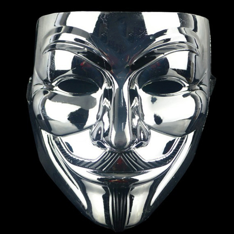 Anonymous Vendetta Guy Fawkes Hacker Face Mask ผู้ใหญ่ปาร์ตี้แฟนซีฮา ...