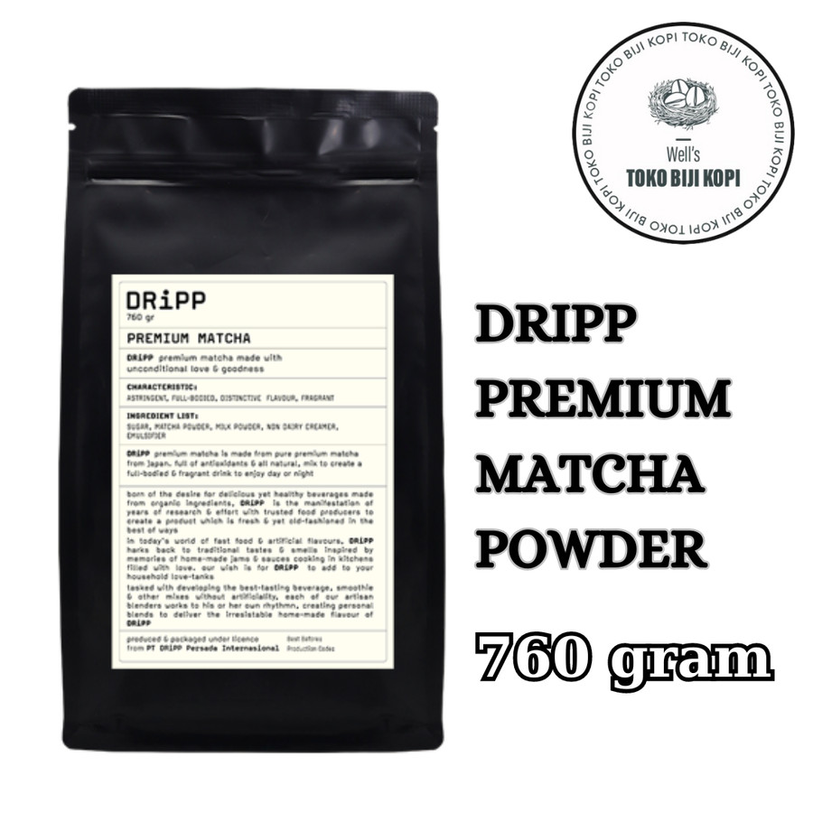 DRIPP PREMIUM MATCHA POWDER / DRIPP BUBUK MATCHA - 760 GRAM | Lazada ...