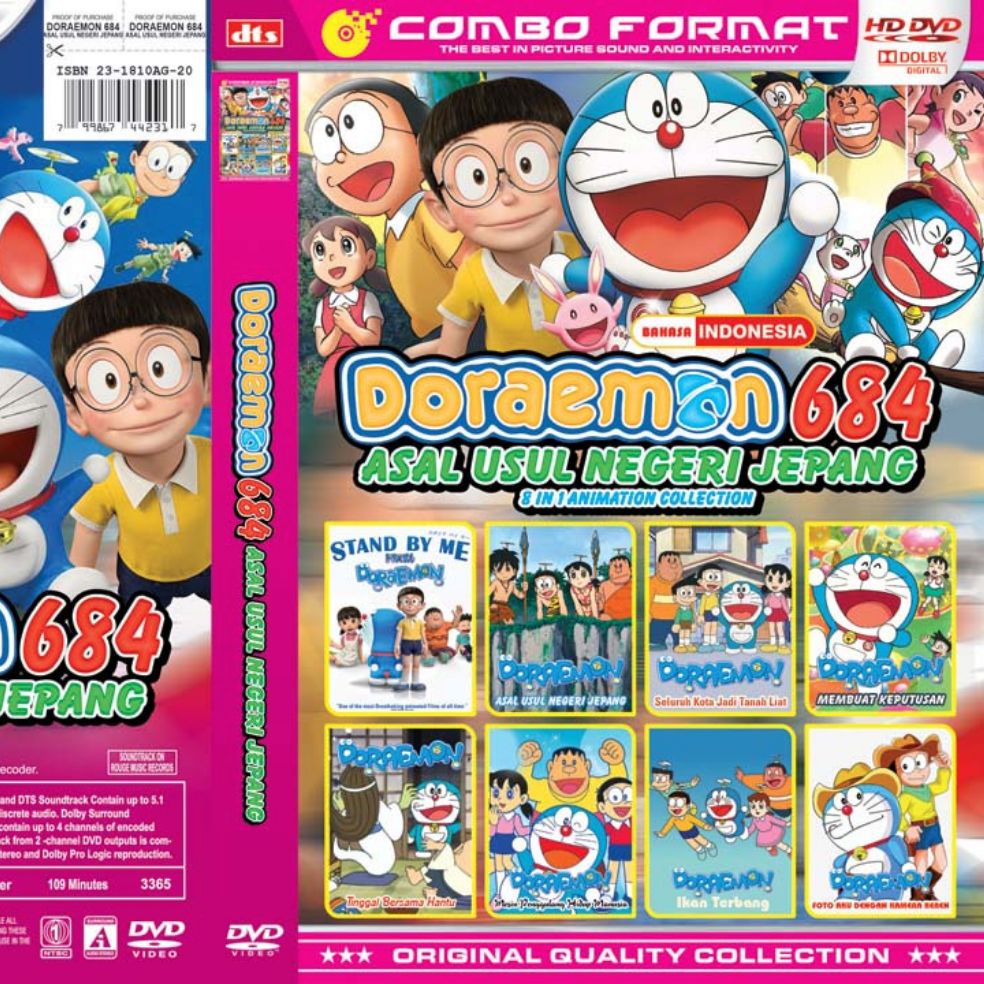 KOLEKSI LENGKAP DVD FILM ANAK KARTUN DORAEMON BAHASA INDONESIA-MAINAN ...