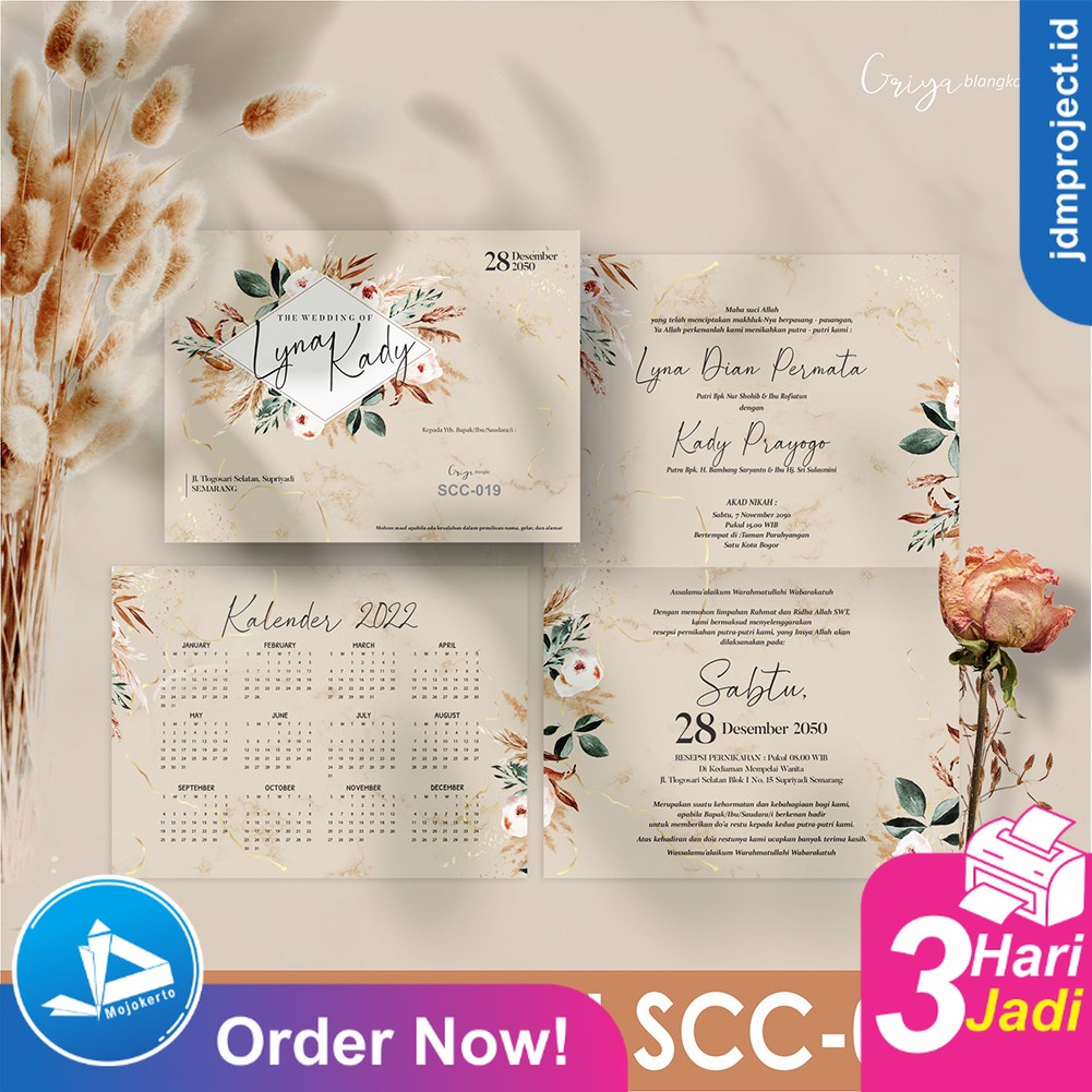 SCC-019 Undangan Pernikahan Murah Blangko Undangan Griya Blangko Terbaru Harga Murah Best Seller ...