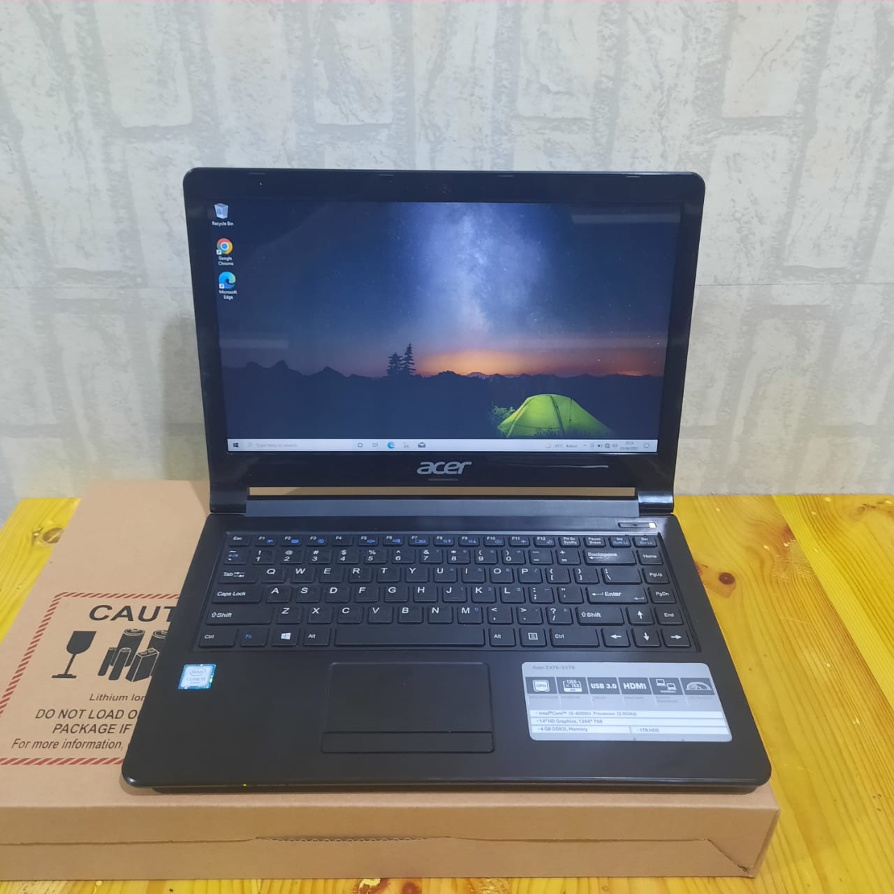 Laptop Acer One 14 Z476, Core i3-6006U, Gen 7th, HD Graphics 520, Ram 4Gb, Hdd 1TB | Lazada ...