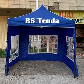 Tenda Lipat 3x3 Lengkap Dinding Mika Motif Jendela | Lazada Indonesia