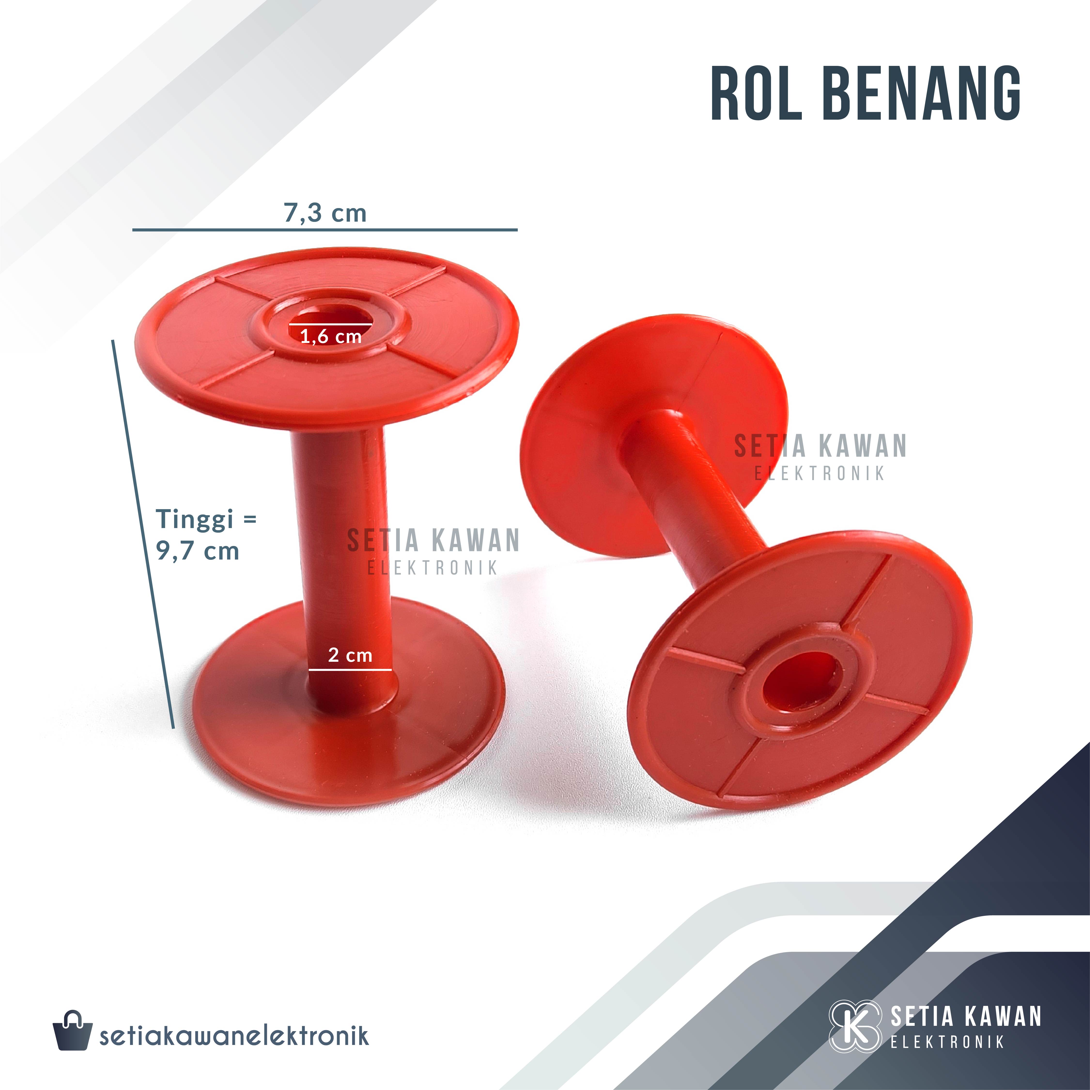 Bobin Rol Benang Pita Tali / Roll Kawat Timah / Tempat Gulungan Kabel ...