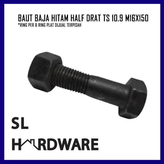 Baut Baja TS 10.9 M16x150 Baut Mur Baja M16x150 Baut Hex TS 10.9 ... Baut Baja TS 10.9 M16x150 Baut Mur Baja M16x150 Baut Hex TS 10.9 ...