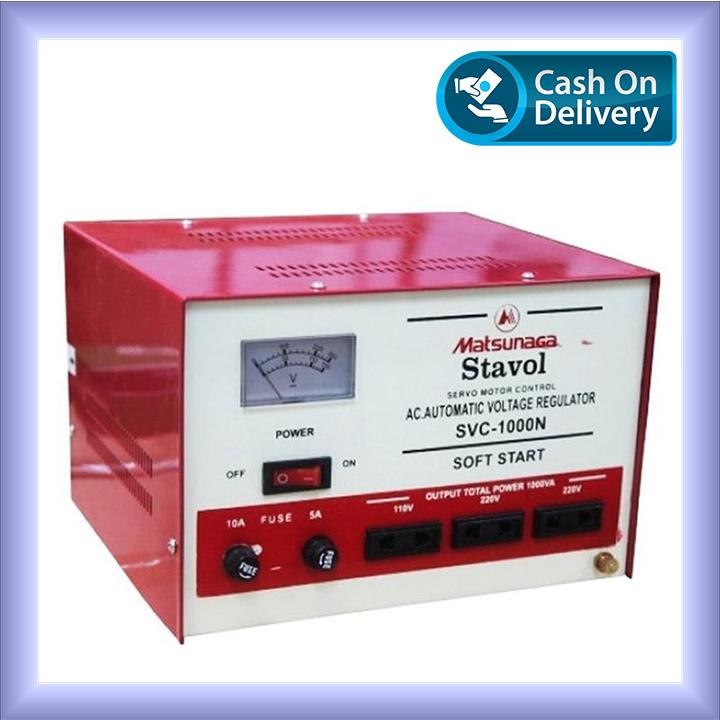 Stabilizer Matsunaga Voltage SVC-1000N Stavolt Motor Penstabil Tegangan ...