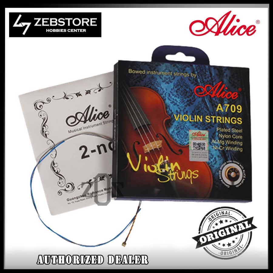 Senar String Biola Violin Alice A709 4/4 Nylon Core | Lazada Indonesia