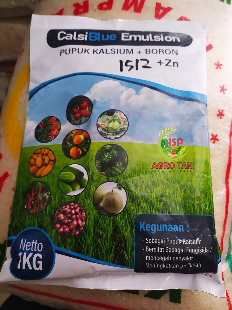 Pupuk Calsium CALSIPRO / SUPER BIRU/CALSIBLUE kemasan 1kg | Lazada ...