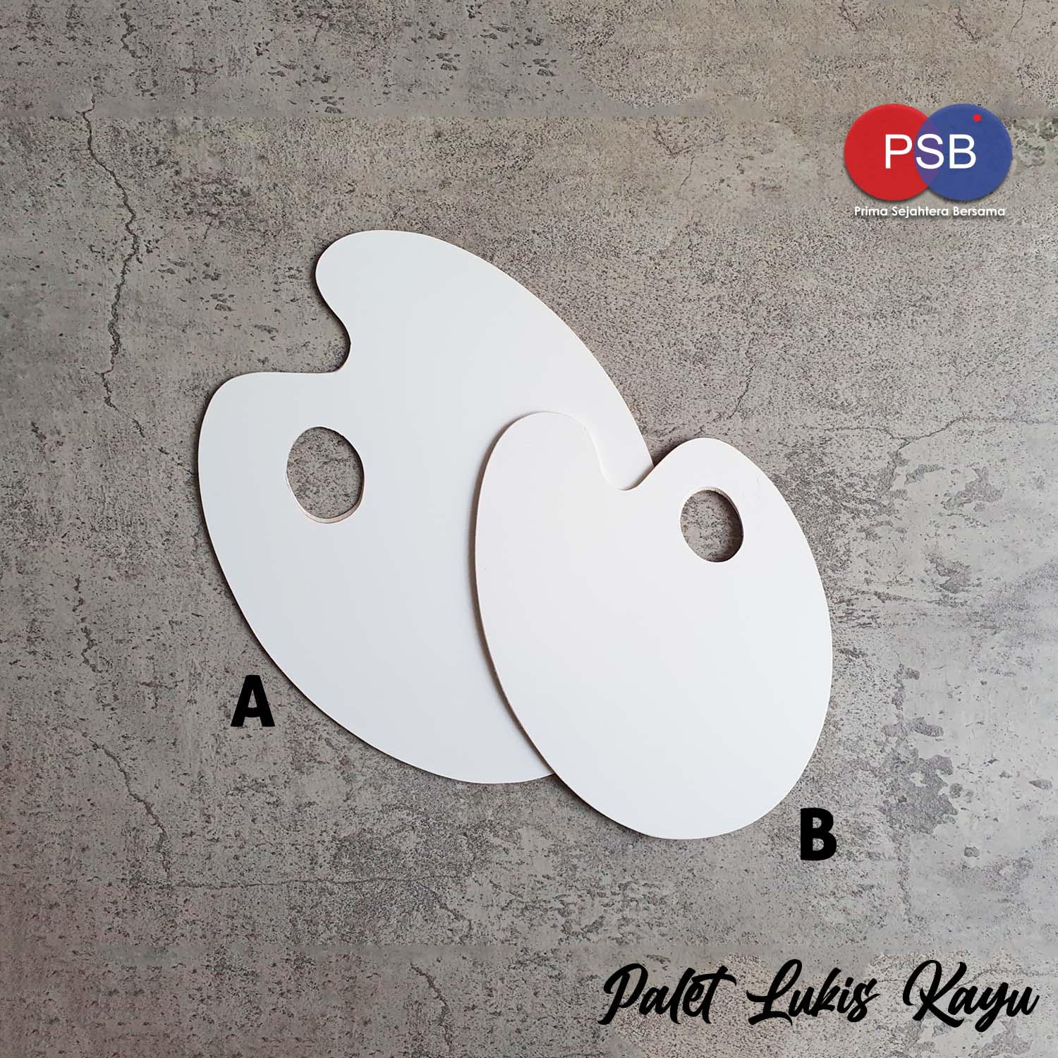 Palet Lukis Kayu Oval / Palet Lukis Melamine / Palet Oval | Lazada ...