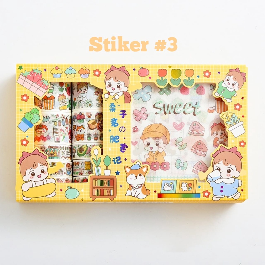 Stiker Sanrio Roll Momo Washi Tape Lucu Melody Kuromi Cinamonroll ...