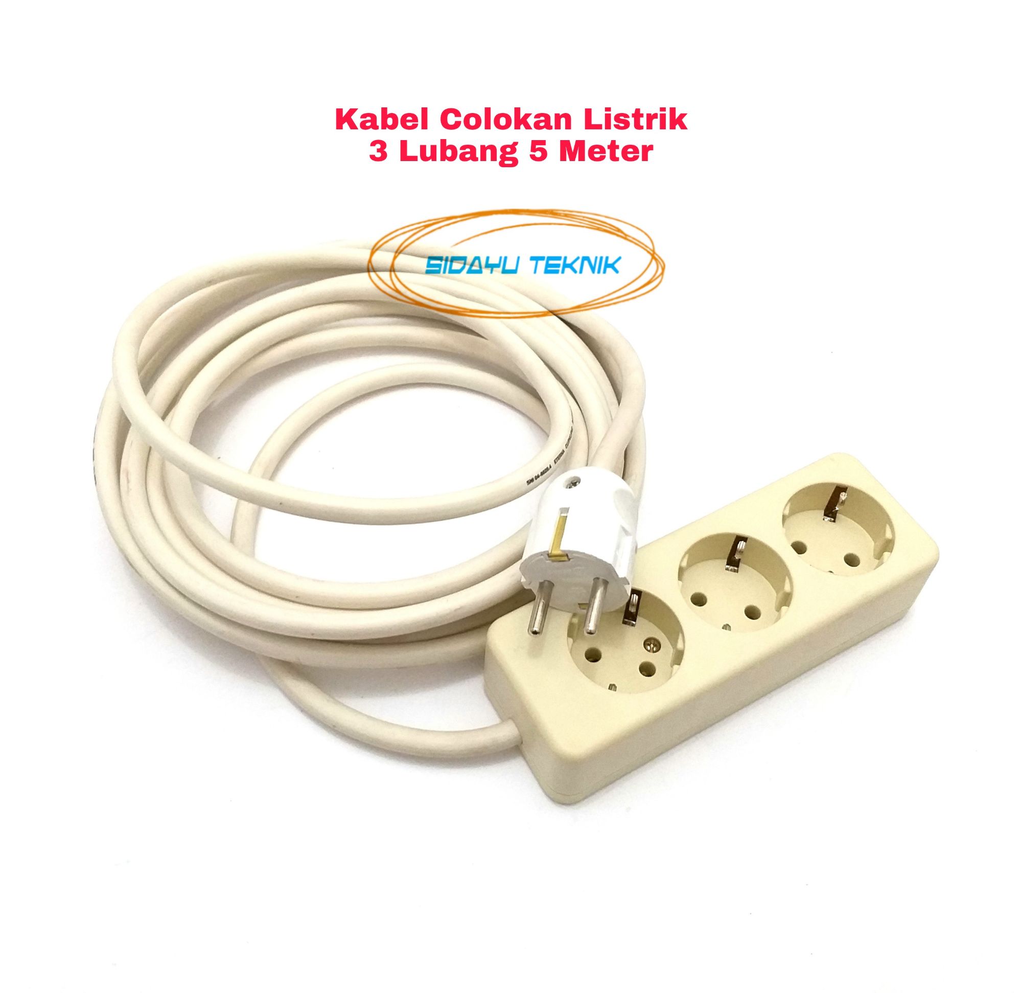 Kabel Colokan Listrik 3 Lubang | Lazada Indonesia