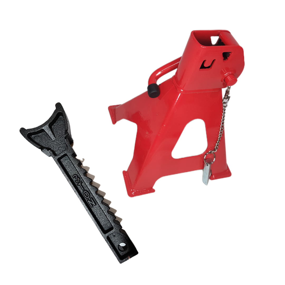 ALAT BESI CAR JACK STAND TAHANAN PENAHAN PENYANGGA GANJALAN DONGKRAK ...