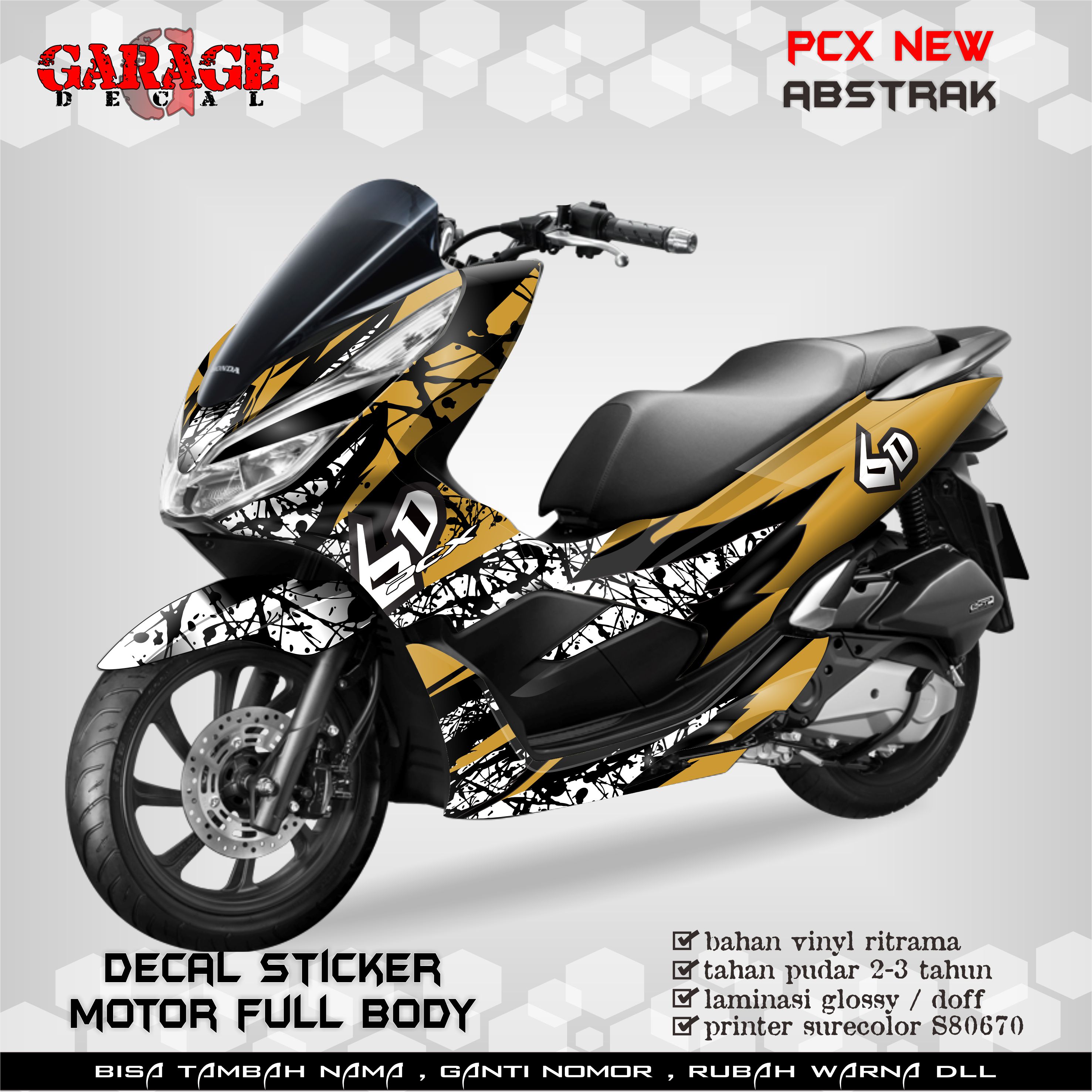 Decal PCX 150 Full Body Sticker PCX 150 Full Body Stiker PCX 150 ...