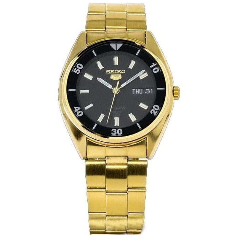 SEIKO ORIGINAL - AUTOMATIC - SEIKO SKX190 - Men JK - Gold - Stainless ...