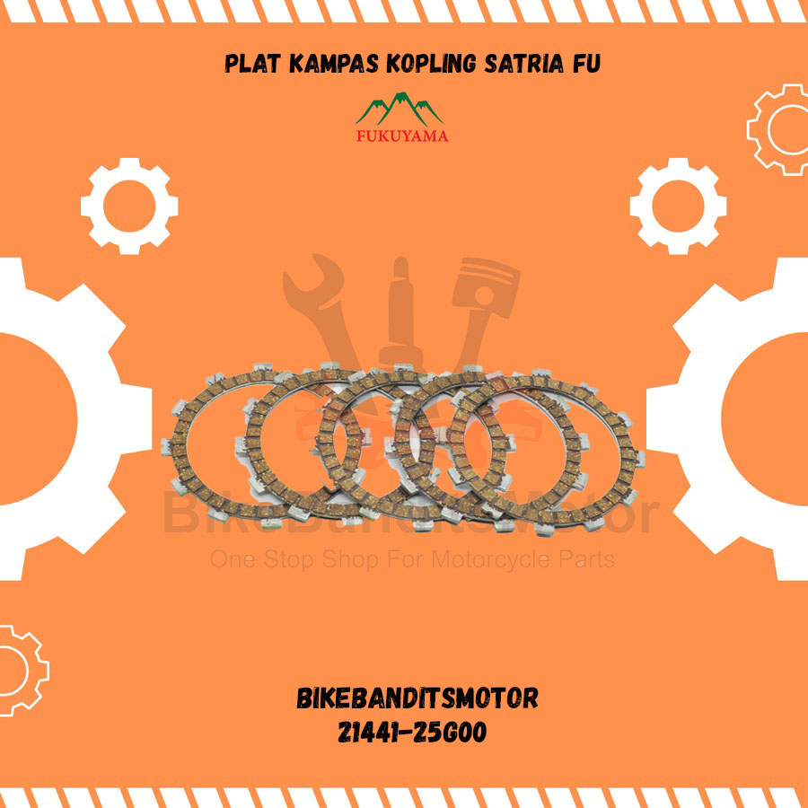 Plat Kopling Kampas Kopling Satria Fu 150 / GP 100 Fukuyama | Lazada Indonesia