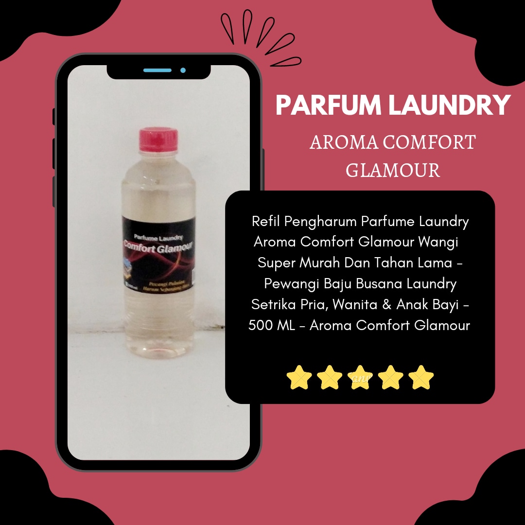 Parfum laundry kemasan botol aroma comfort glamour wangi tahan lama ...