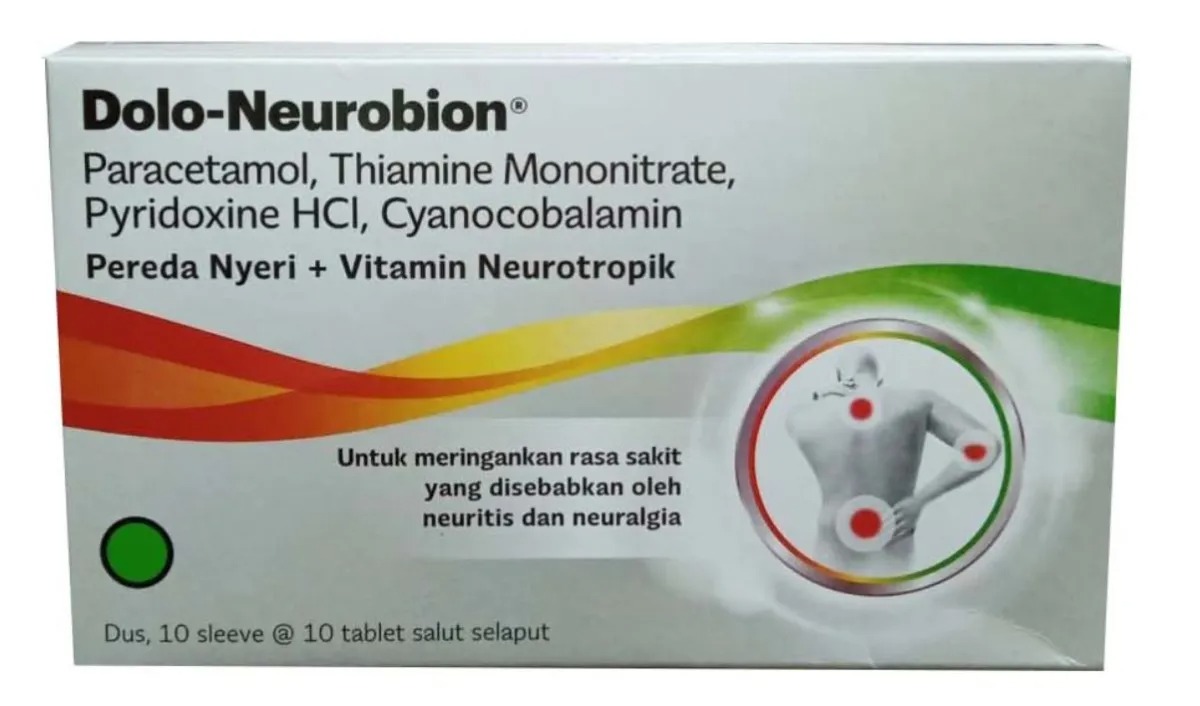 DOLO NEUROBION - PEREDA NYERI SEKALIGUS VITAMIN NEUROTROPIK | Lazada ...