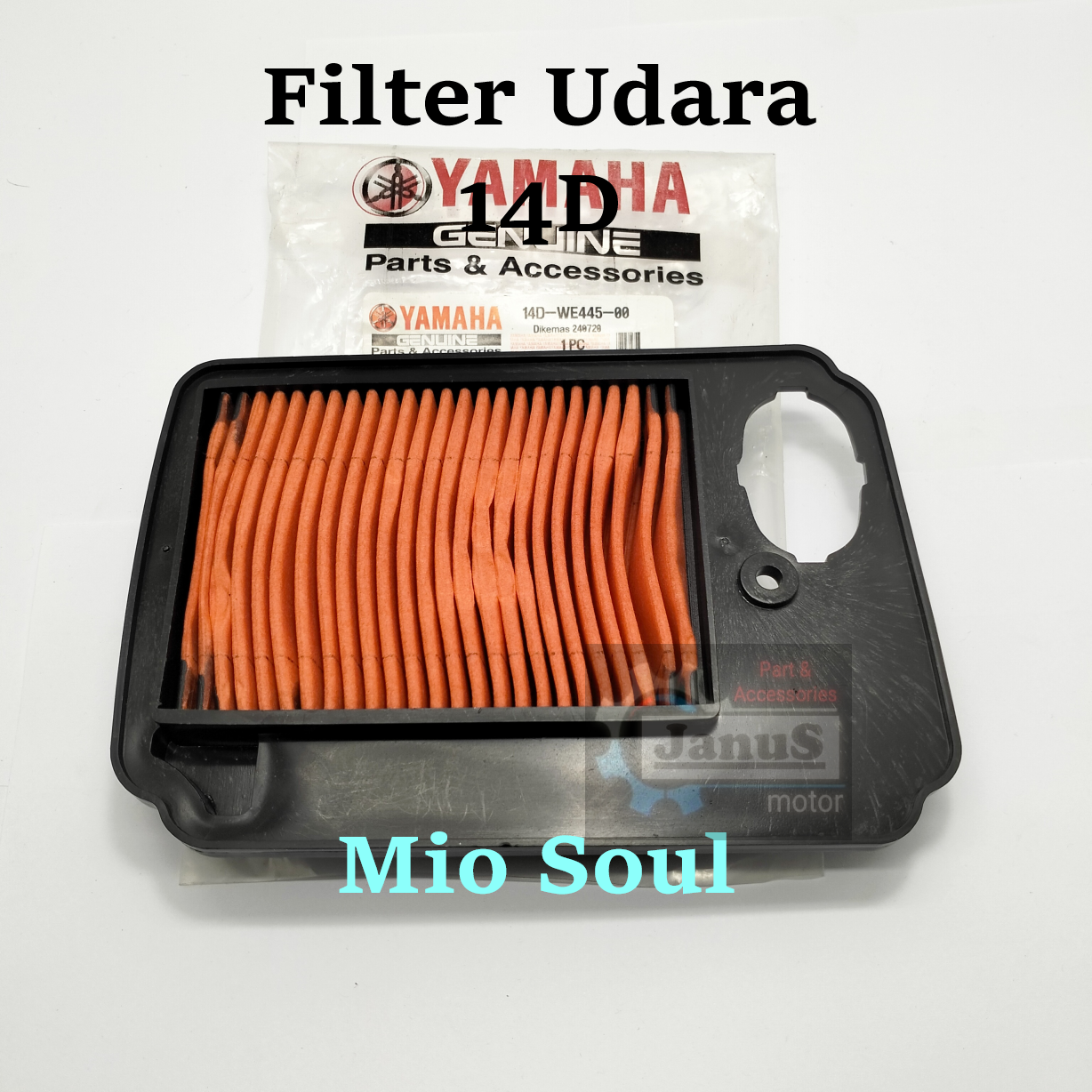 Filter Udara 14D YAMAHA MIO SOUL PRESISI DAN AWET SARINGAN UDARA(Bisa ...