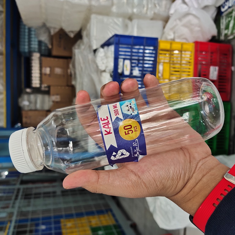 (ECERAN ISI 30 pcs) Botol Kale 500 ml Botol Plastik Kale 500 ml Botol ...