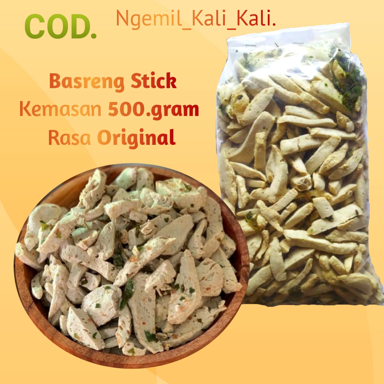 Basreng Original isi 500.gram Kriuk Aroma Daun Jeruk | Lazada Indonesia