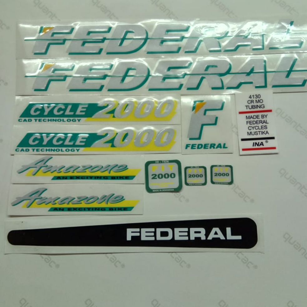 stiker sepeda federal amazone | Lazada Indonesia