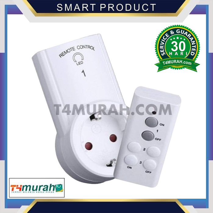 Promo Socket Remote Control On Off Outlet Switch Socket Colokan Listrik ...