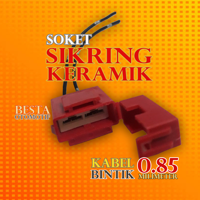 Rumah Sikring Keramik Besar Model Tancap Fuse Holder Box Untuk Motor ...