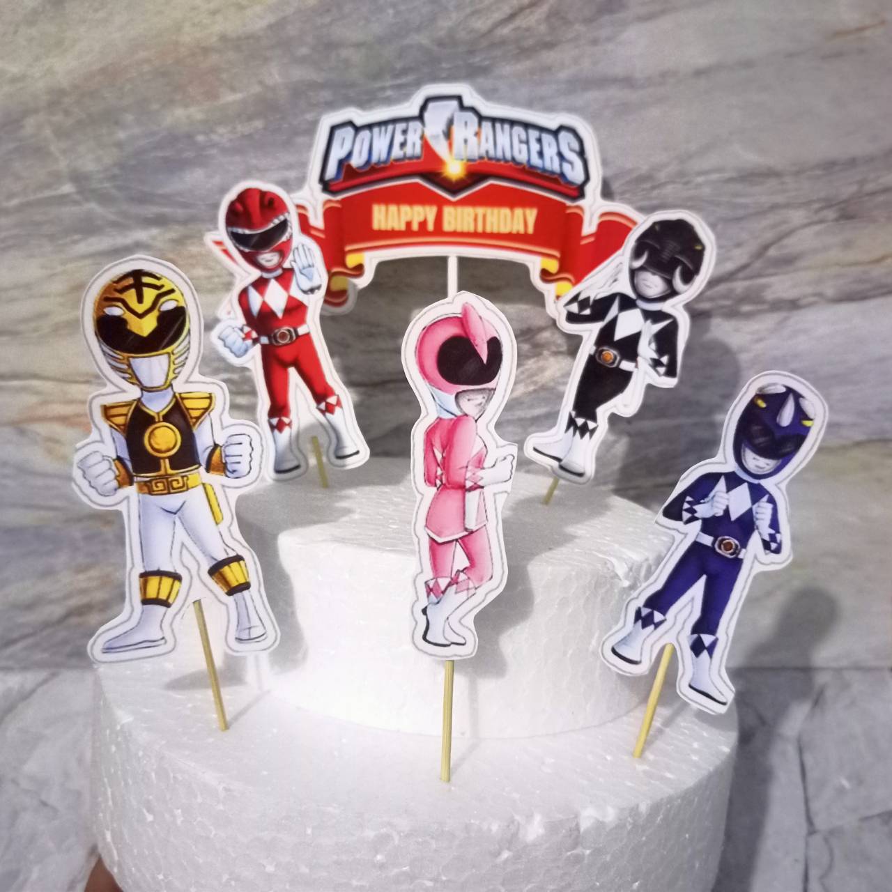 Topper Ulang Tahun Power Ranger / Topper Cake | Lazada Indonesia