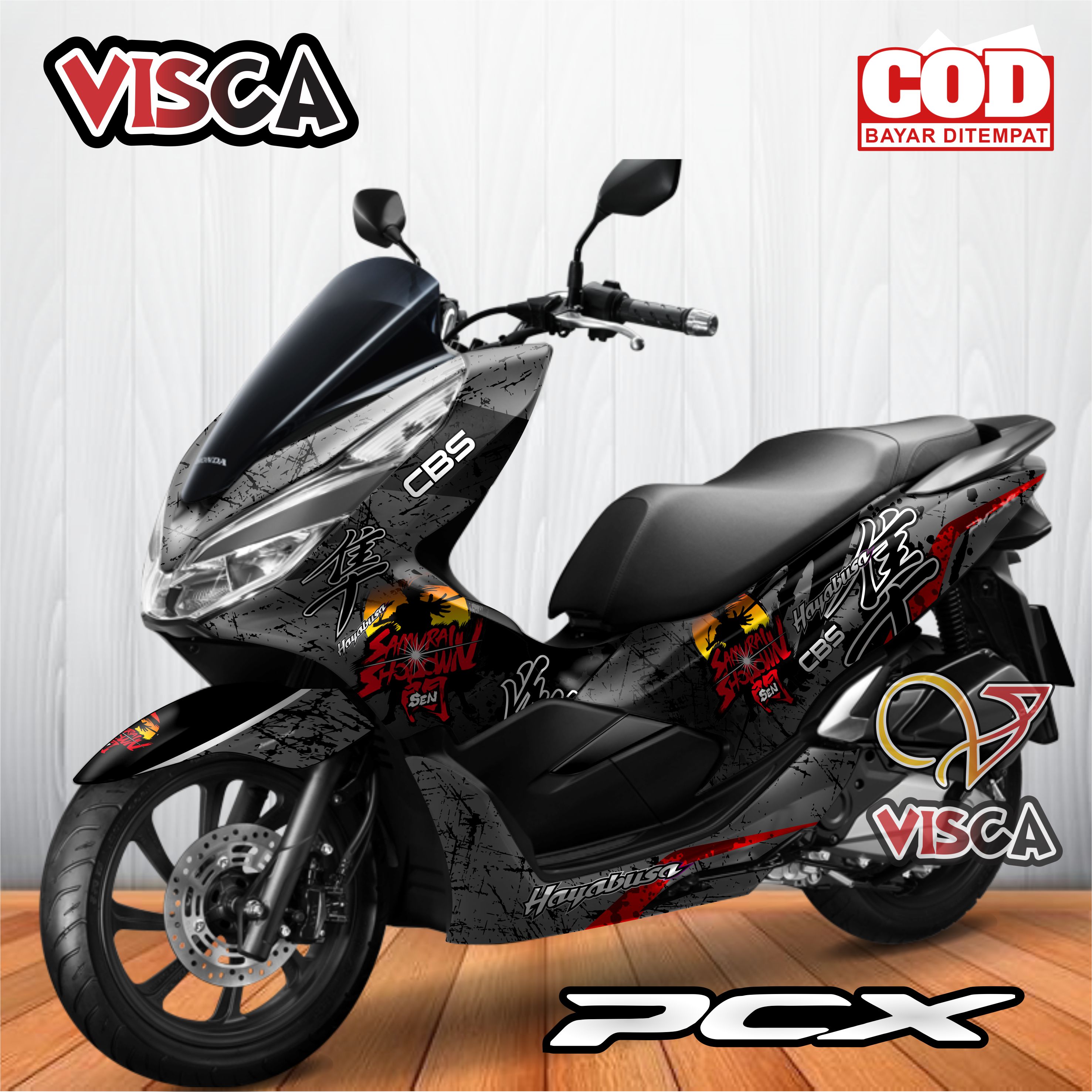 Decal Pcx 150 Full Body Stiker Pcx 150 Terbaru 2022 Dekal Pcx Full Body ...