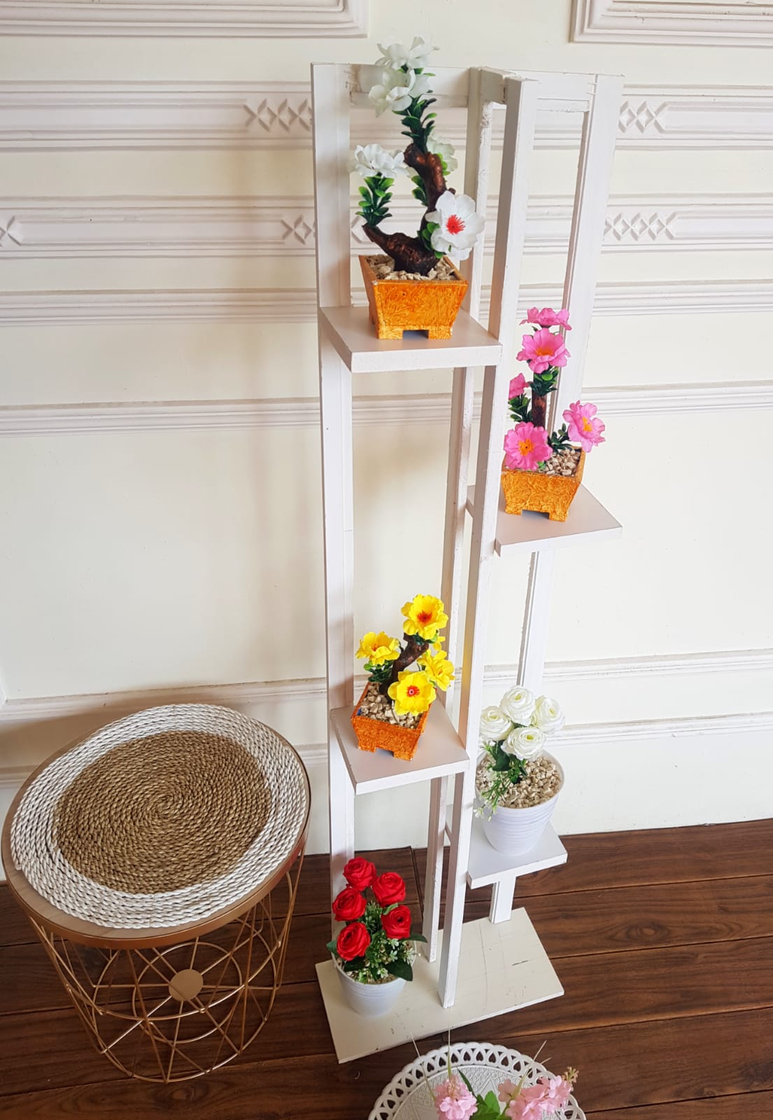 Rak Bunga Tingkat Susun Zig zag | Lazada Indonesia