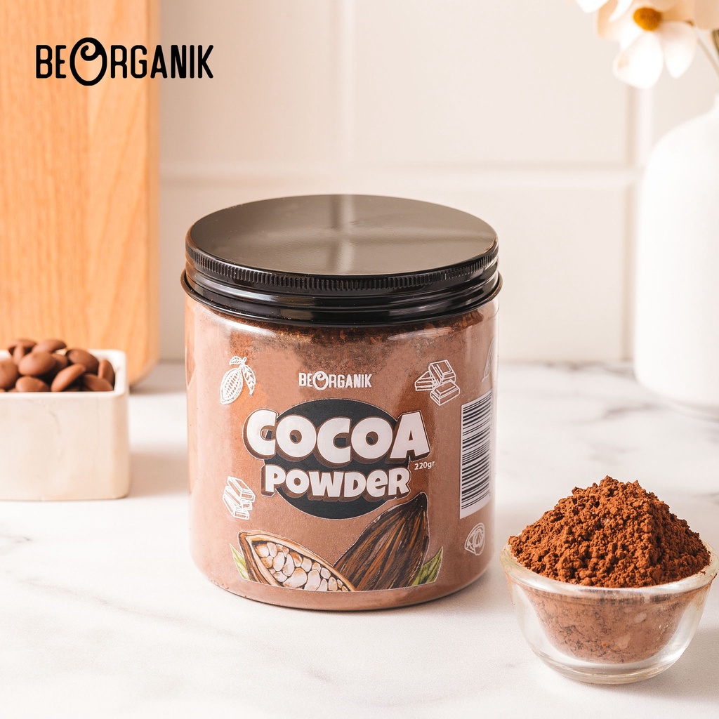 Pure Chocolate Cocoa Powder 100% / Bubuk Coklat Beorganik 220 gram ...