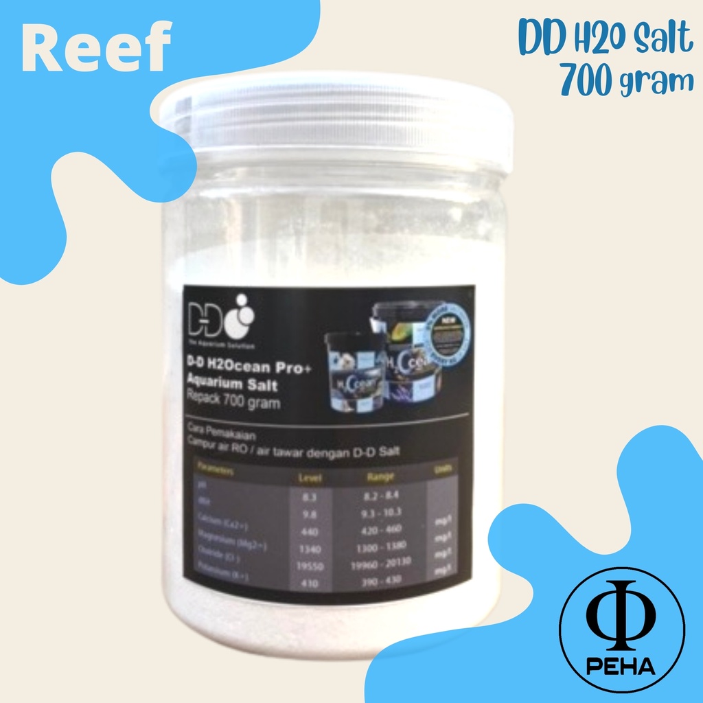 DD Salt H2 Ocean Natural Reef Salt Garam ASW - Garam Aquarium Air Asin ...