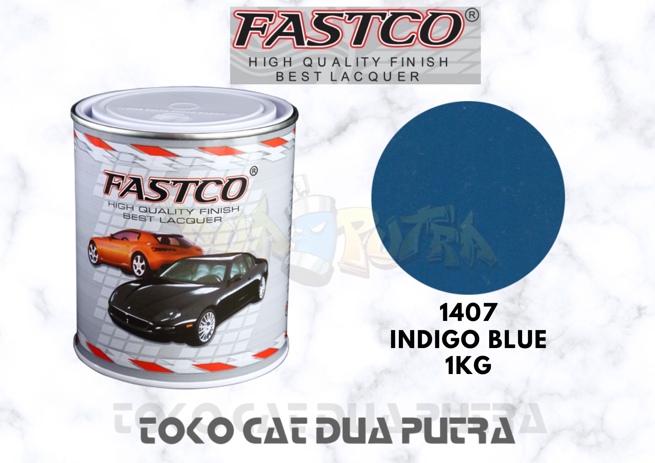 Cat Duco Fastco 1Kg 1407 Indigo Blue | Lazada Indonesia