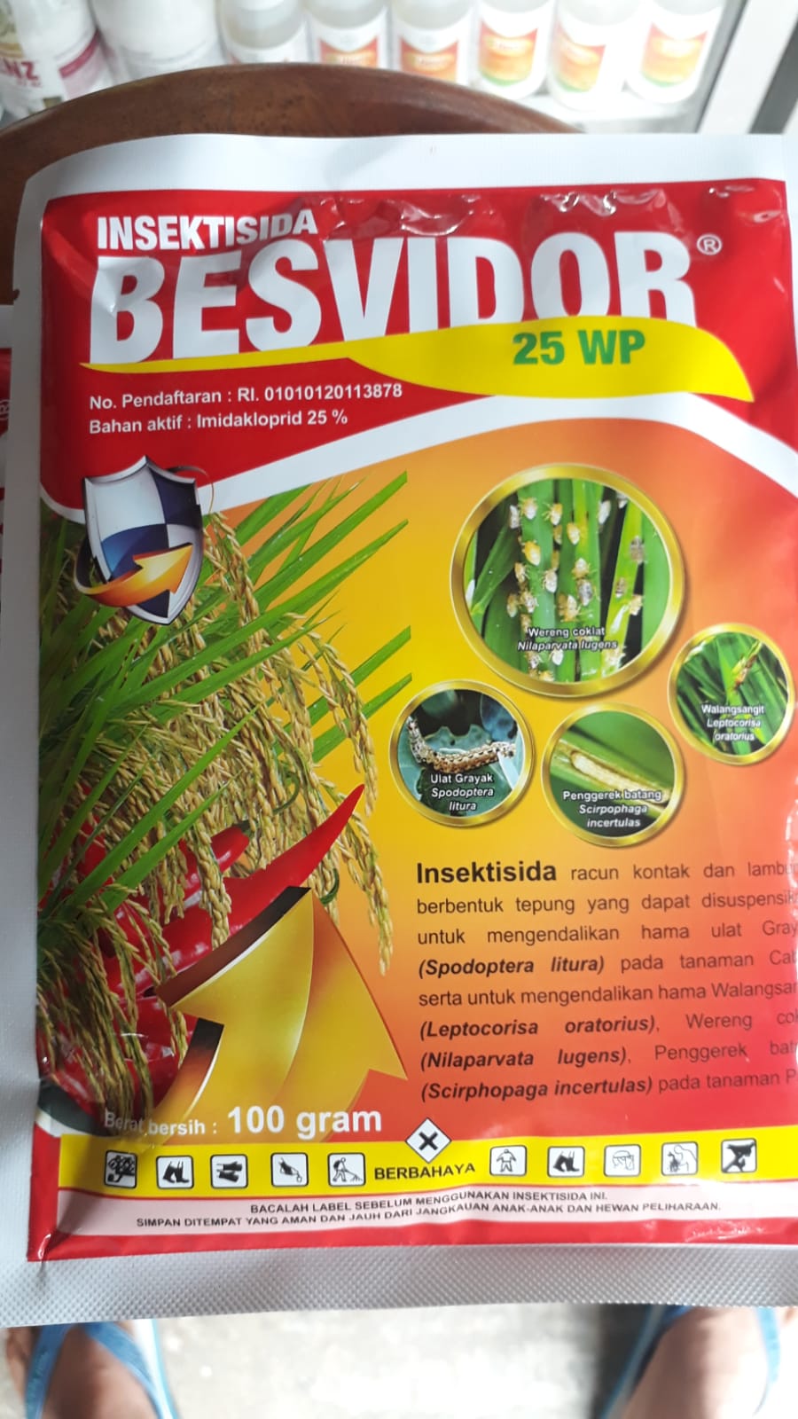 Insektisida Besvidor 25 WP 100gr | Lazada Indonesia