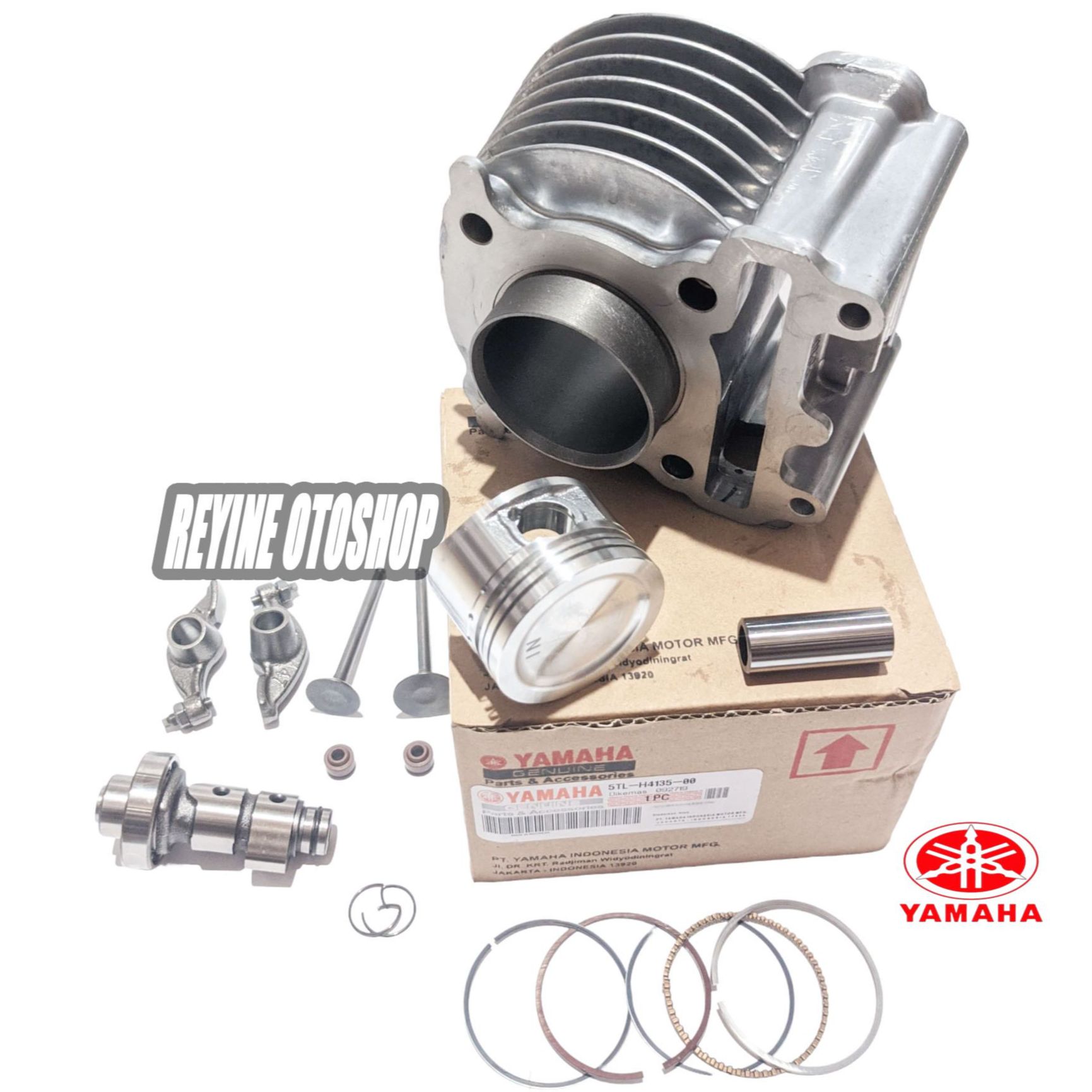 Boring Blok Seher Piston Kit dan Paket Noken As Klep Set Mio Sporty ...