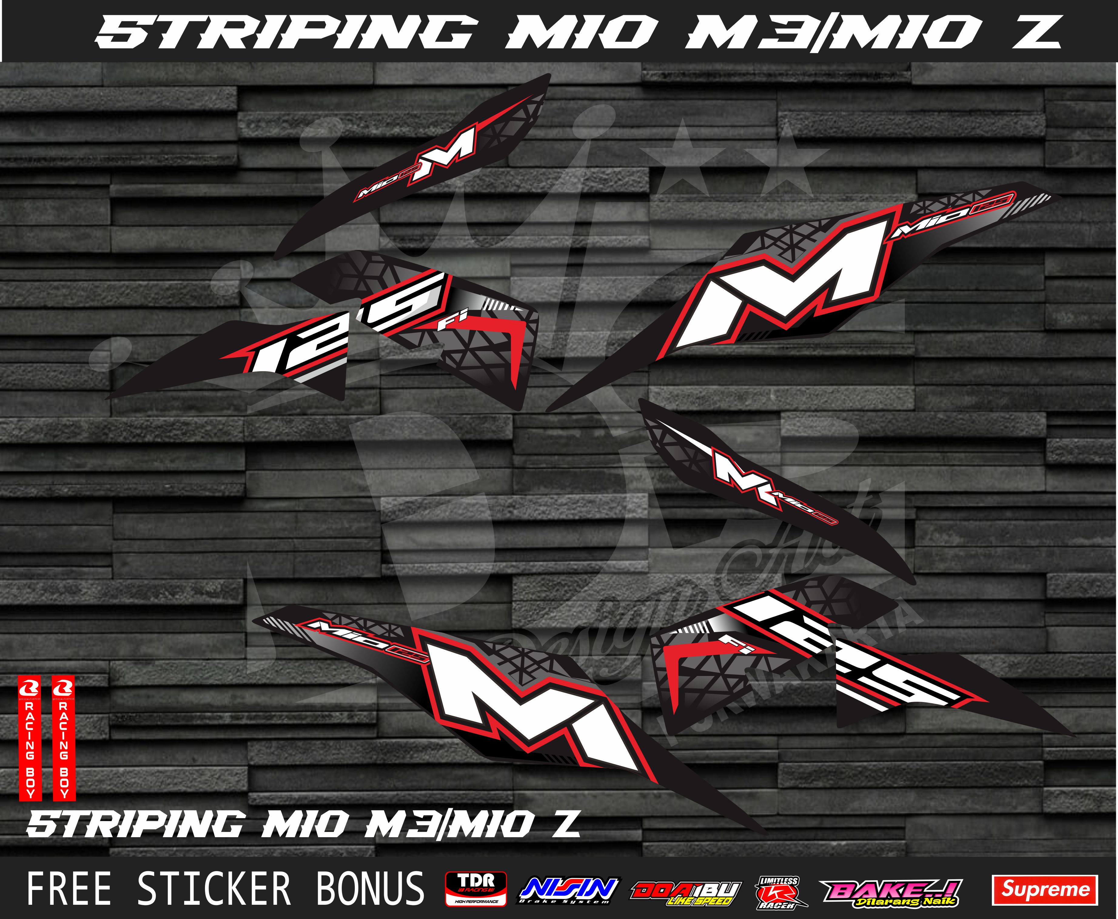 STRIPING MIO M3 TERBARU/STRIPING VARIASI MIO M3/MIO Z VARIASI/STRIPING ...