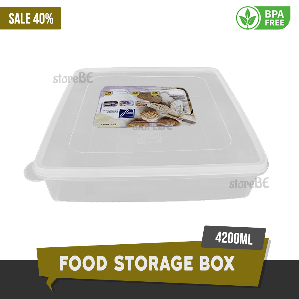 KOTAK DONAT BOX PLASTIK DONATSU 4200 ML TEMPAT PENYIMPANAN MAKANAN ...