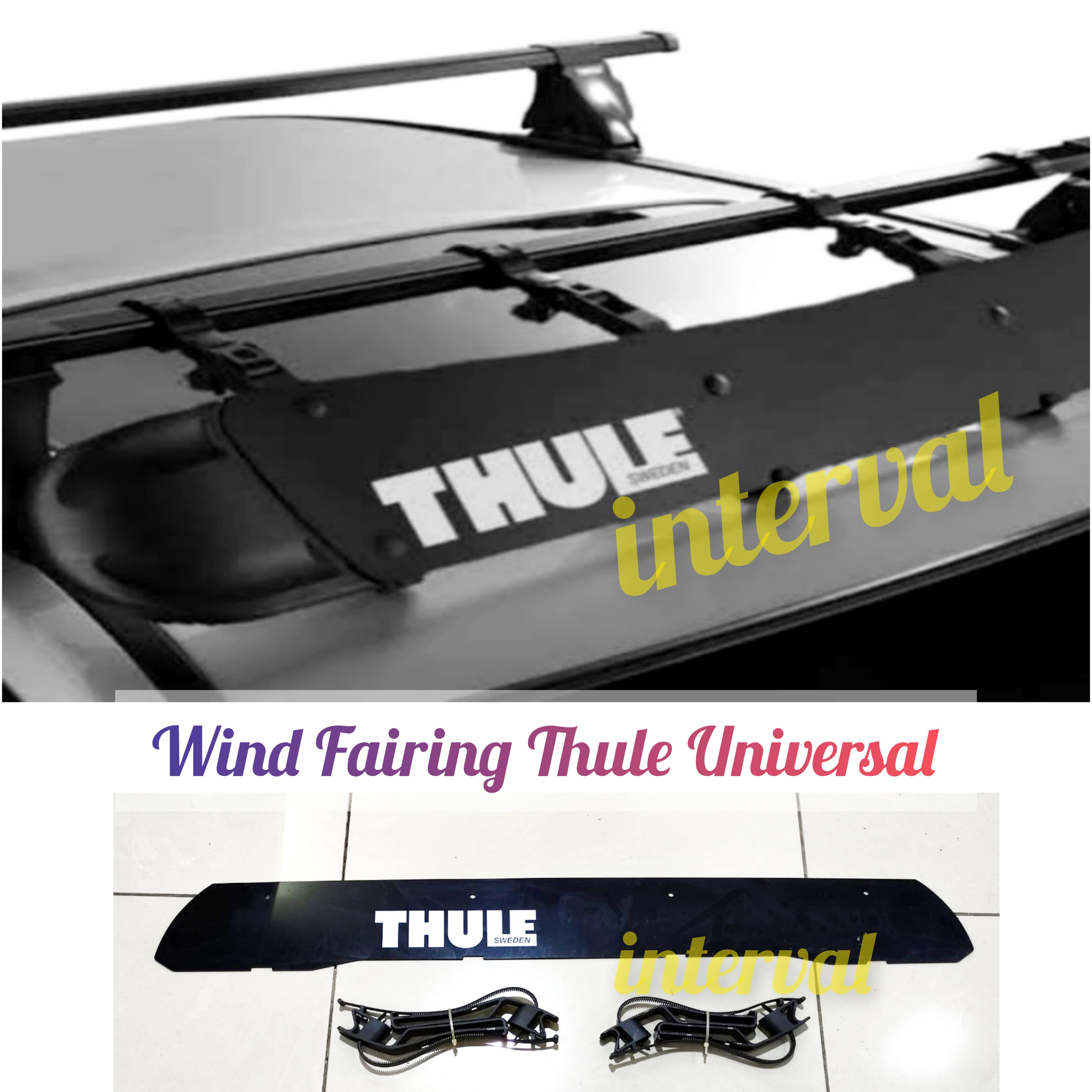 Wind Fairing Thule Atap Mobil Sweden Crossbar Universal Hitam | Lazada ...