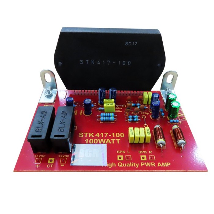 KIT POWER AMPLIFIER STK 417-100 By SANYO Non HEATSINK | Lazada Indonesia