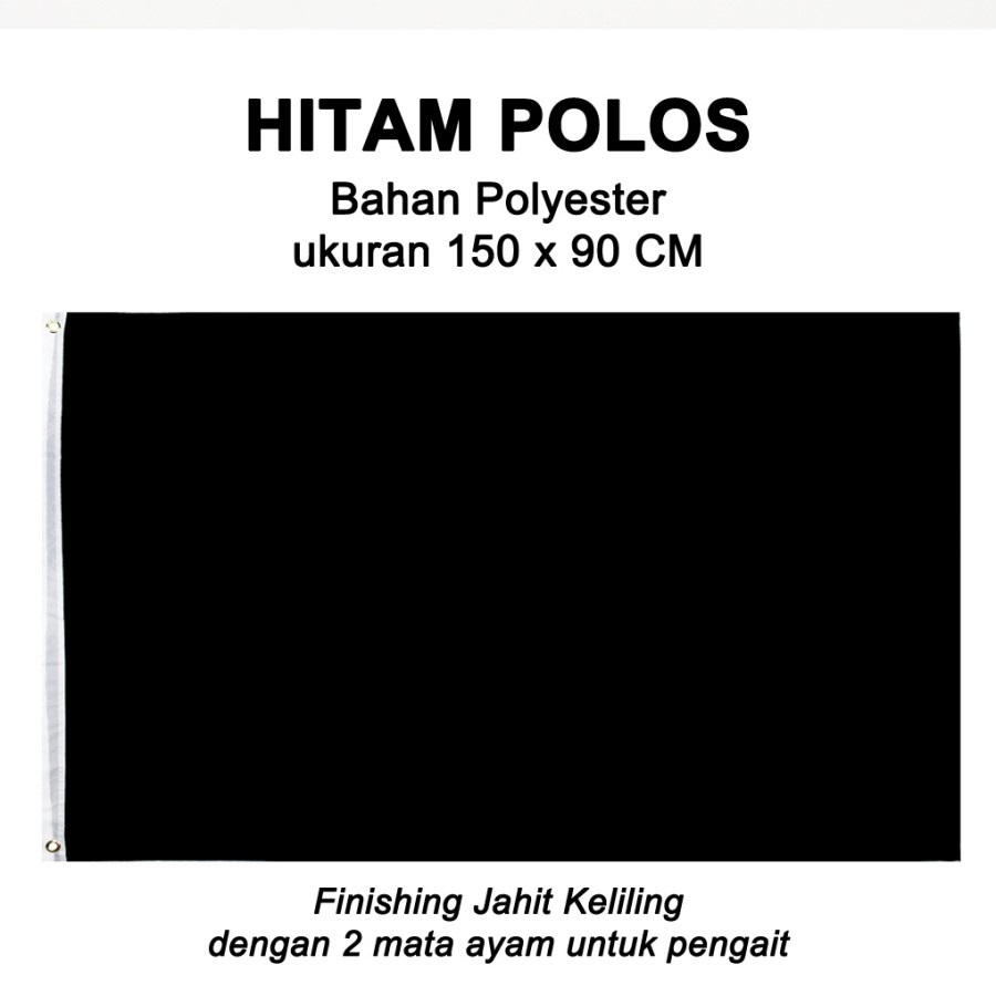 Bendera Polos ukuran 150x90cm / solid blank flag | Lazada Indonesia