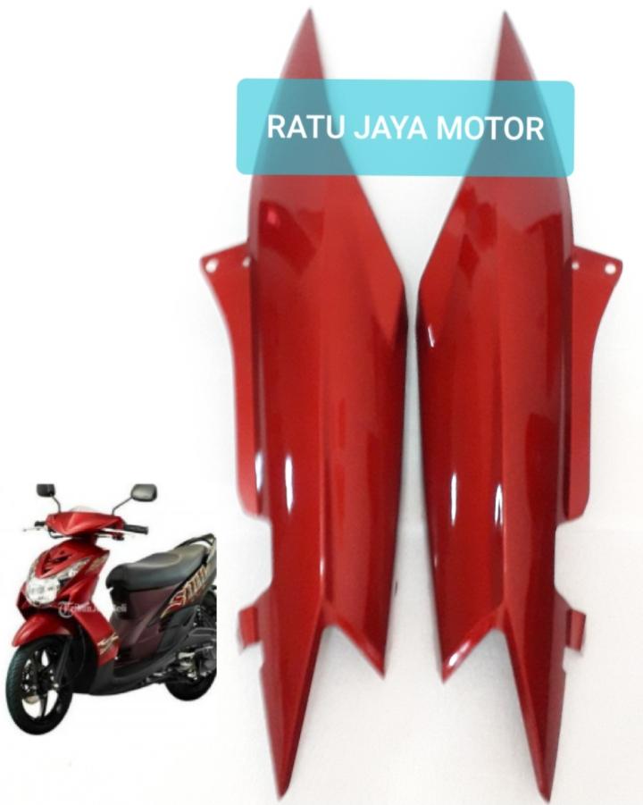 Body Samping Kanan Kiri Yamaha Mio Soul karbu warna merah marun ...