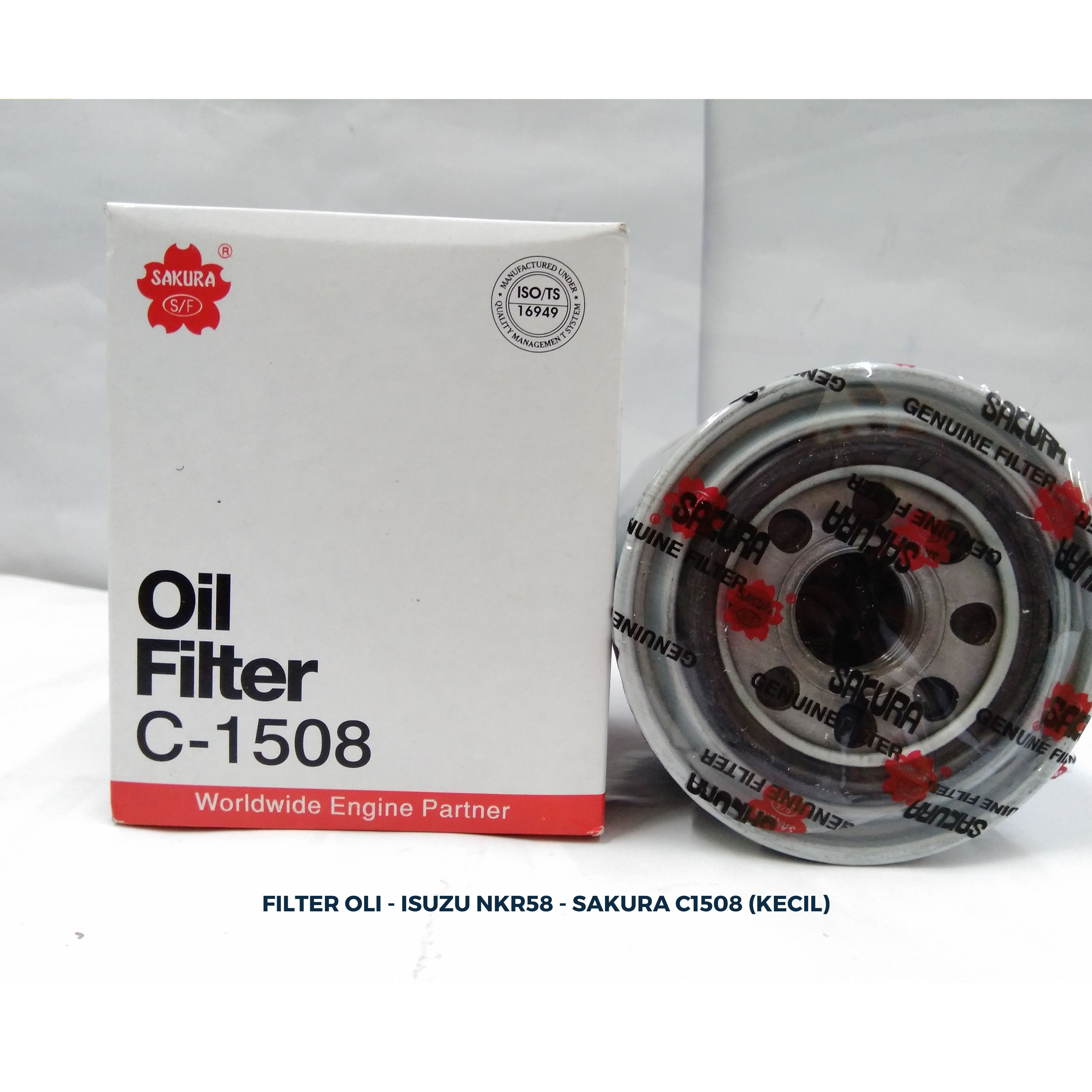 FILTER OLI ISUZU ELF NKR58 - SAKURA C1508 (KECIL) | Lazada Indonesia