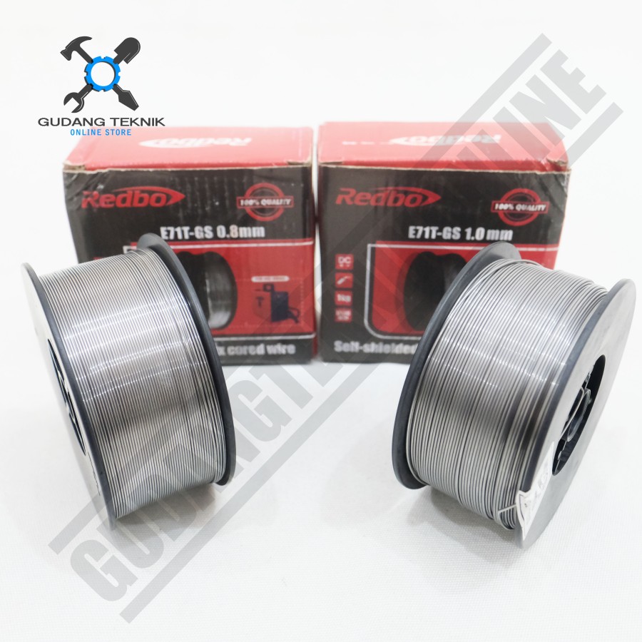 Kawat Las Mig REDBO X MAILTANK E71T-GS 0.8mm 1mm 1Kg / Flux Core Wire Gasless - Kawat Las Tanpa ...