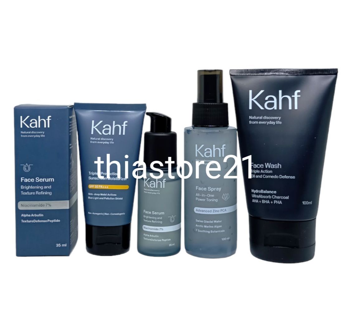 Paket Kahf Skincare Pria/Perawatan Cowo/ Cream Kulit Normal/ Kahf Kulit ...